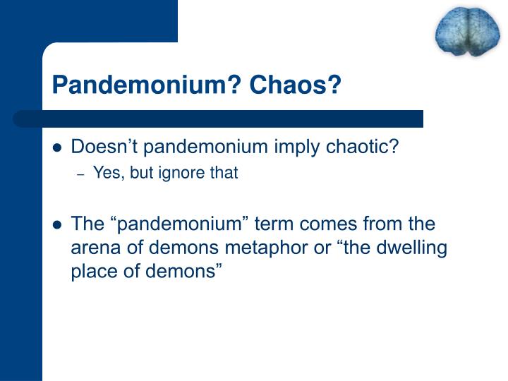 PPT - Pandemonium Model of Mind PowerPoint Presentation - ID:4368940