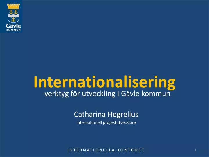 PPT - Internationalisering PowerPoint Presentation, free download - ID ...