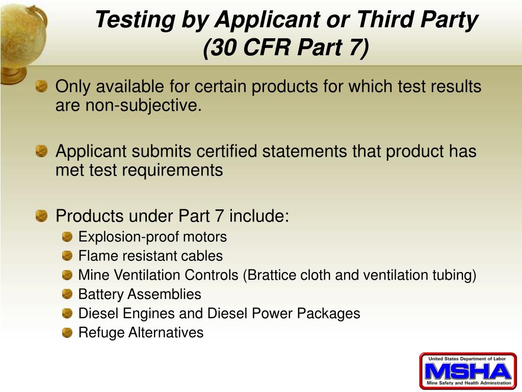 PPT - Overview of MSHA Regulations and IECEx Standards for Mining ...