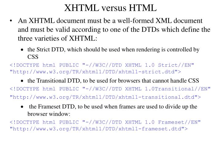 PPT - XHTML PowerPoint Presentation - ID:4370836
