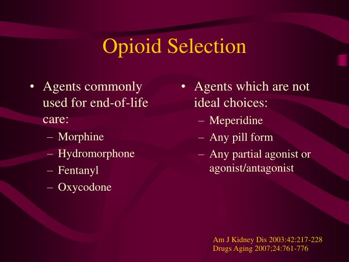 PPT - Medication Use at End of Life PowerPoint Presentation - ID:4370960