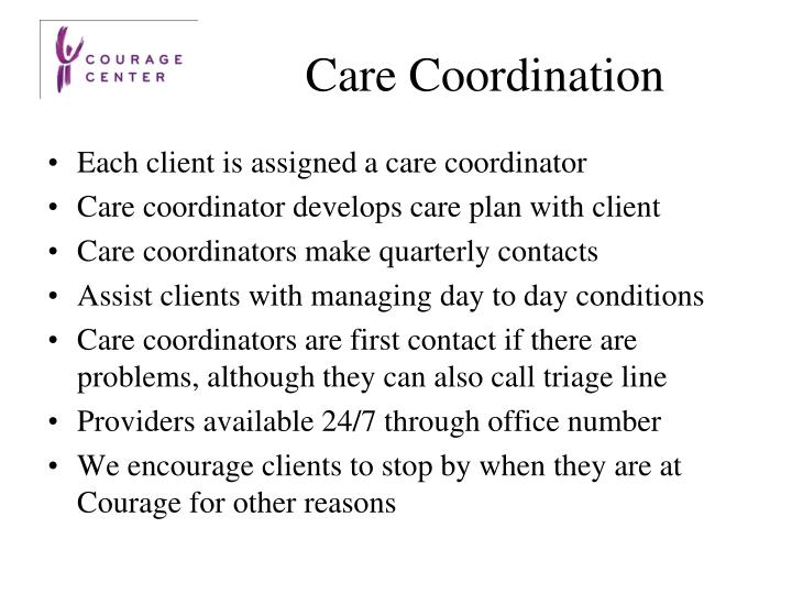 PPT - CARE COORDINATION PowerPoint Presentation - ID:4370974