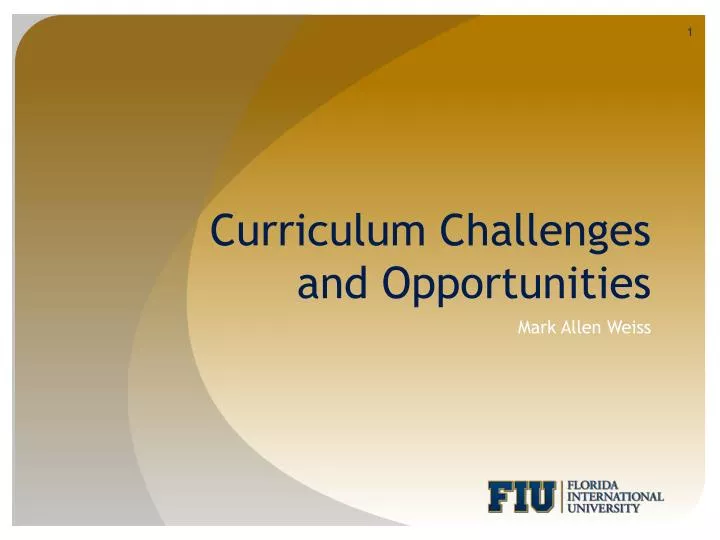 PPT - Curriculum Challenges and Opportunities PowerPoint Presentation ...