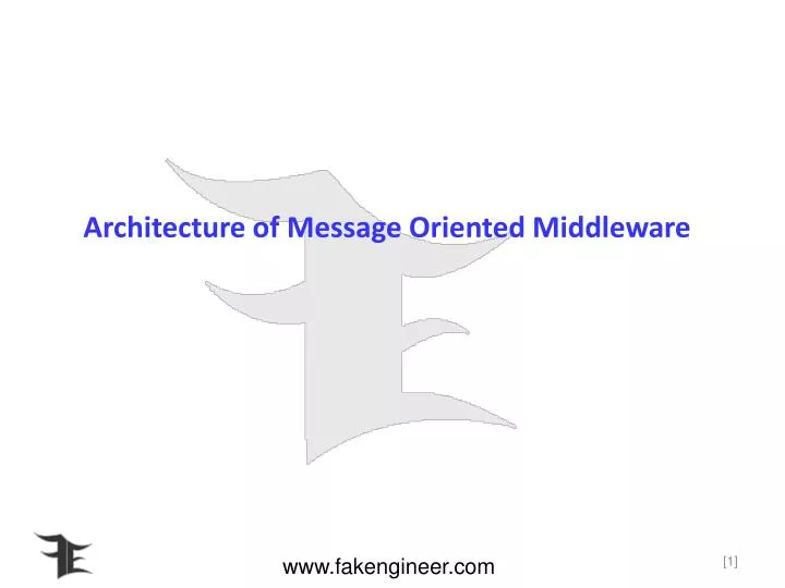 Ppt Architecture Of Message Oriented Middleware Powerpoint Presentation Id 4373125