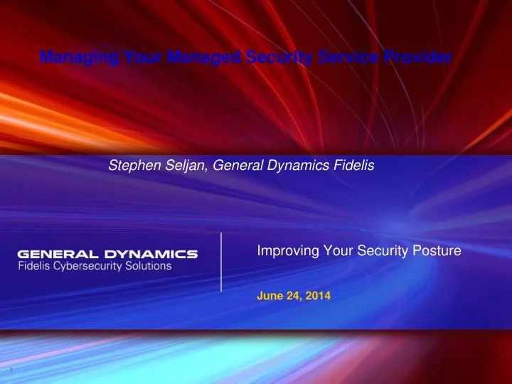 PPT - Improving Your Security Posture PowerPoint Presentation, free ...