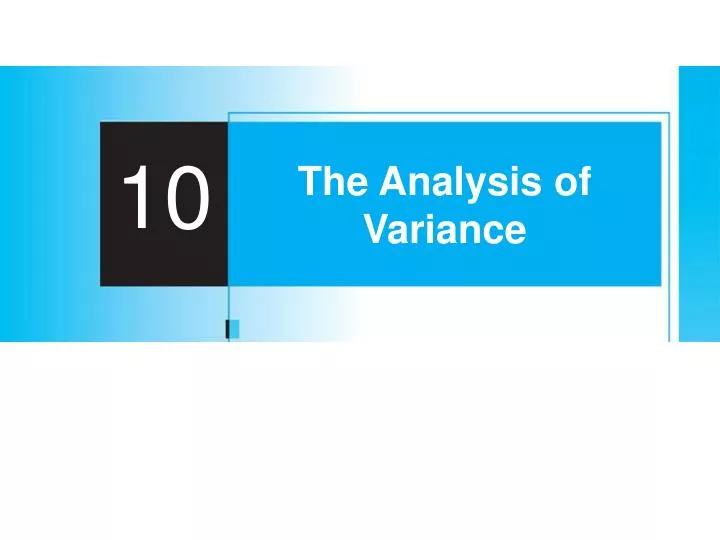 PPT - The Analysis of Variance PowerPoint Presentation, free download ...