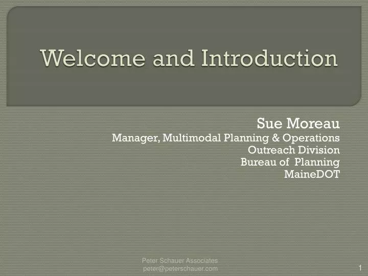 PPT - Welcome and Introduction PowerPoint Presentation, free download ...