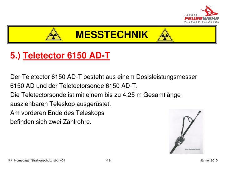 PPT - Strahlenschutz – Messdienst in der Feuerwehr PowerPoint ...