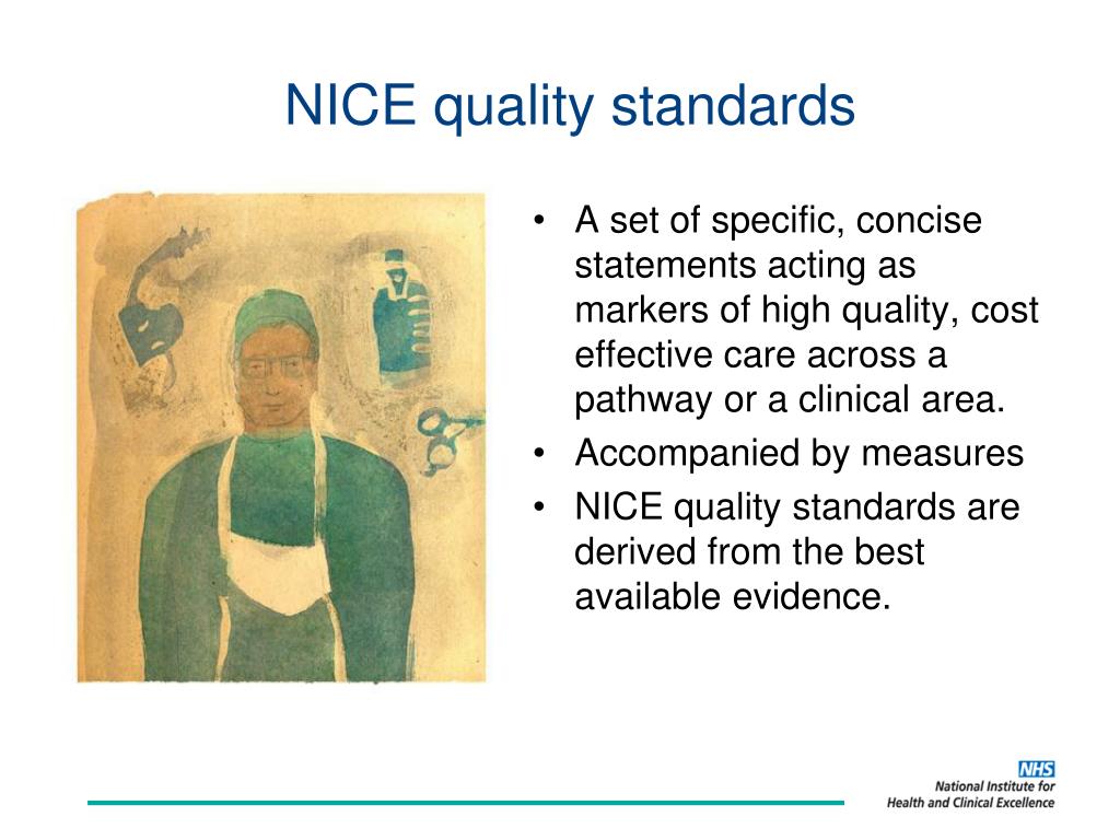 PPT - NATIONAL INSTITUTE FOR HEALTH AND CLINICAL EXCELLENCE PowerPoint ...