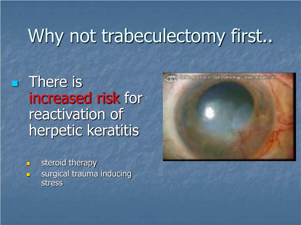 PPT - Corneal Graft Followed By Enhanced Medical Therapy Or ...