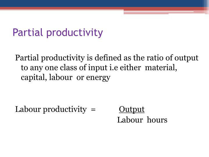 PPT - Productivity Concept, Measurement and Improvement PowerPoint ...