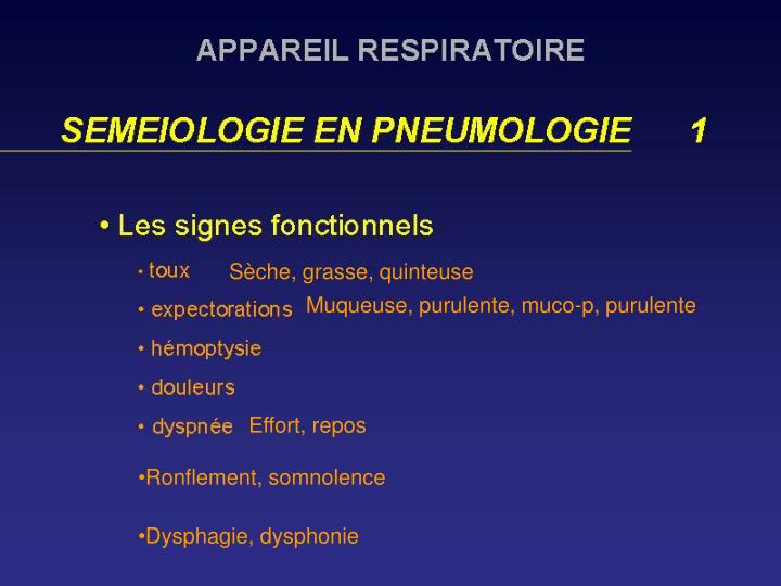 PPT - Appareil Respiratoire PowerPoint Presentation - ID:4380884