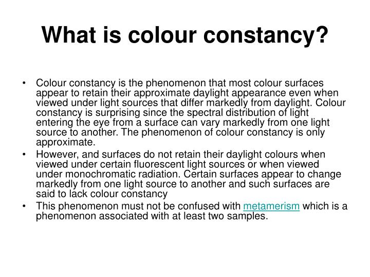 PPT - INTRODUCTION TO COLOUR PowerPoint Presentation - ID:4382507