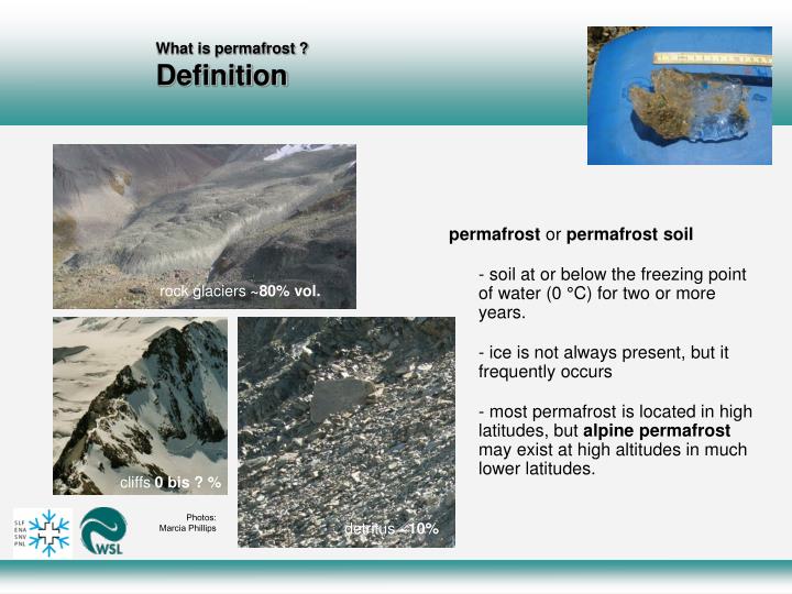 PPT - Permafrost data Muot da Barba Peider - some first analyses ...