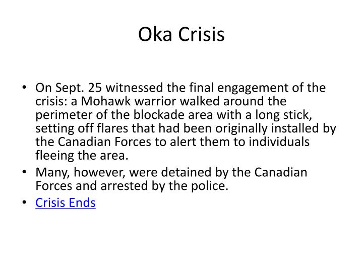 PPT - Oka Crisis PowerPoint Presentation - ID:4384612