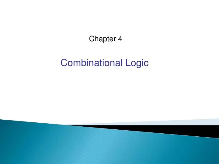 PPT - Combinational Logic PowerPoint Presentation, free download - ID ...