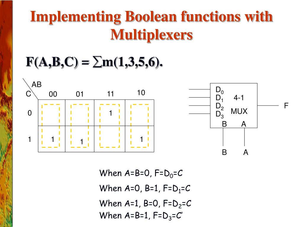 PPT - CHAPTER 4 Combinational Logic Design – Multiplexers (Sections 4.5 ... PPT - CHAPTER 4 Combinational Logic Design – Multiplexers (Sections 4.5 ...