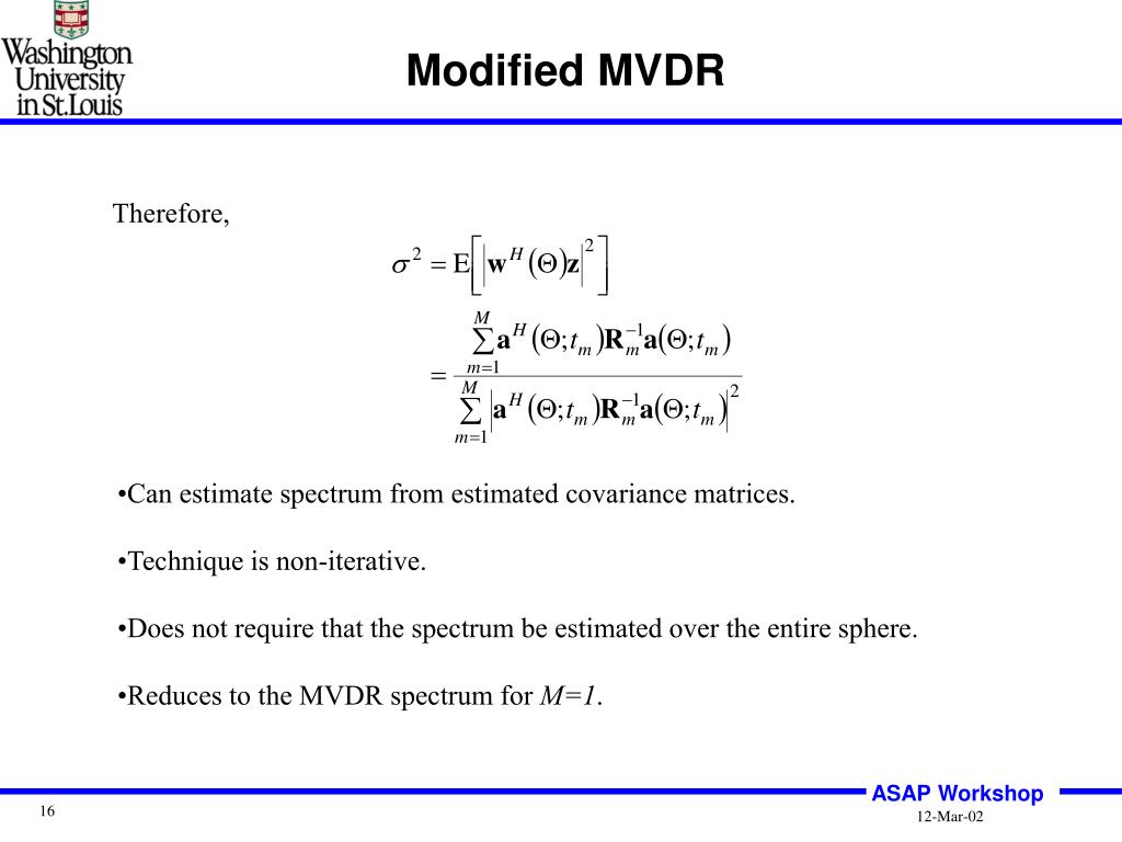 Ppt Statistical Signal Processing Algorithms For Time Varying Sensor Arrays Powerpoint