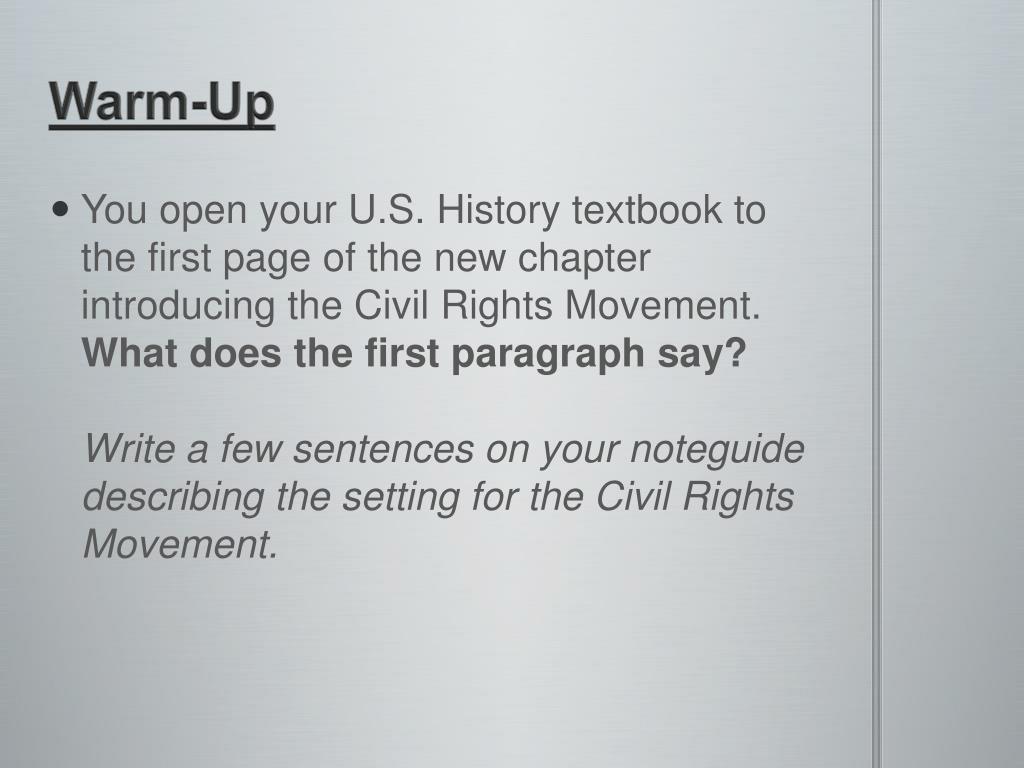 PPT - The War on Civil Rights: De Jure and De Facto Discrimination ...