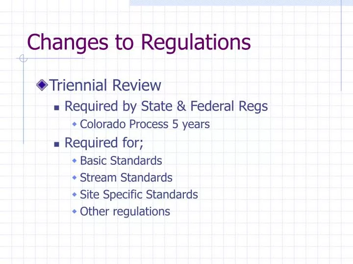 PPT - Changes to Regulations PowerPoint Presentation, free download ...