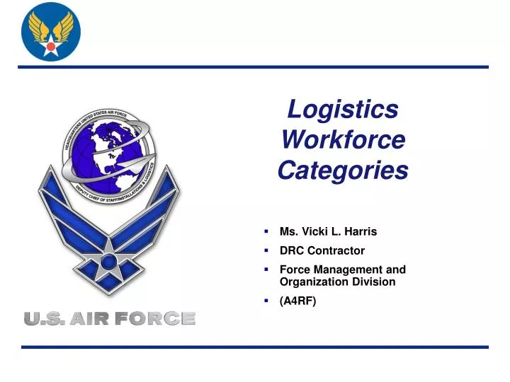PPT - Logistics Workforce Categories PowerPoint Presentation, free ...