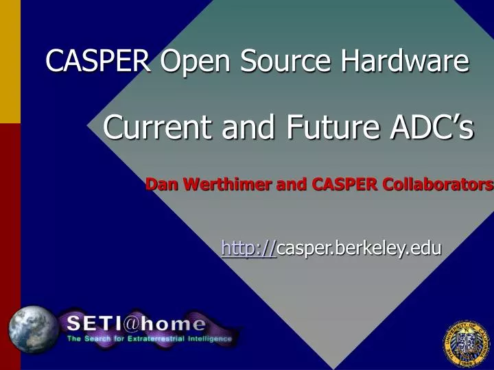 PPT - CASPER Open Source Hardware Current and Future ADC’s PowerPoint Presentation - ID:4387057