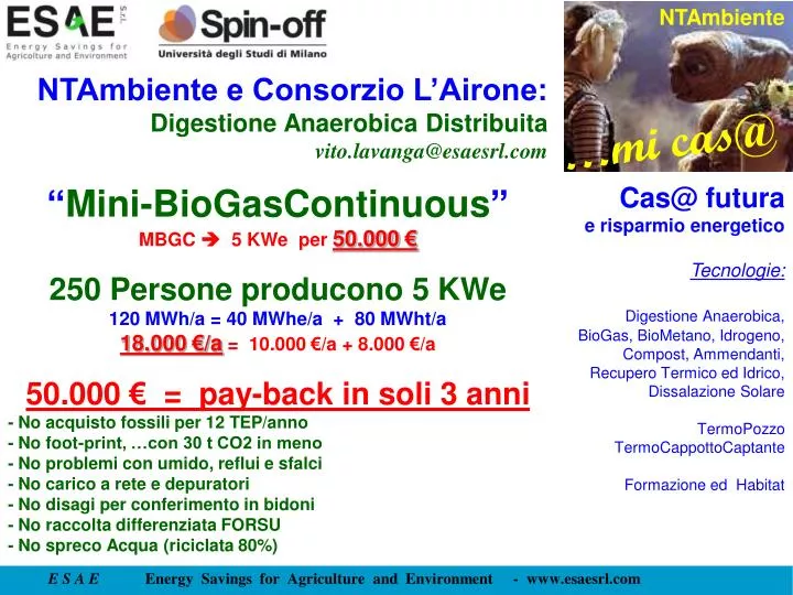 PPT - NTAmbiente e Consorzio L’Airone: Digestione Anaerobica ...