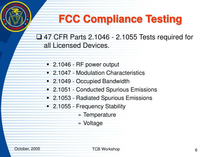 PPT - Licensed Devices General Technical Requirements - Overview ...