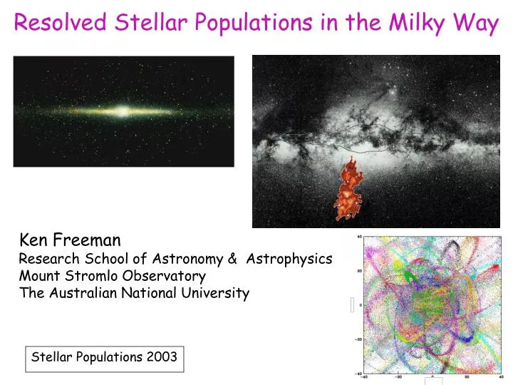 PPT - Resolved Stellar Populations in the Milky Way PowerPoint ...