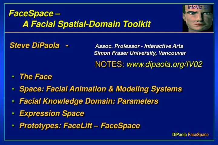 PPT - FaceSpace – A Facial Spatial-Domain Toolkit PowerPoint ...