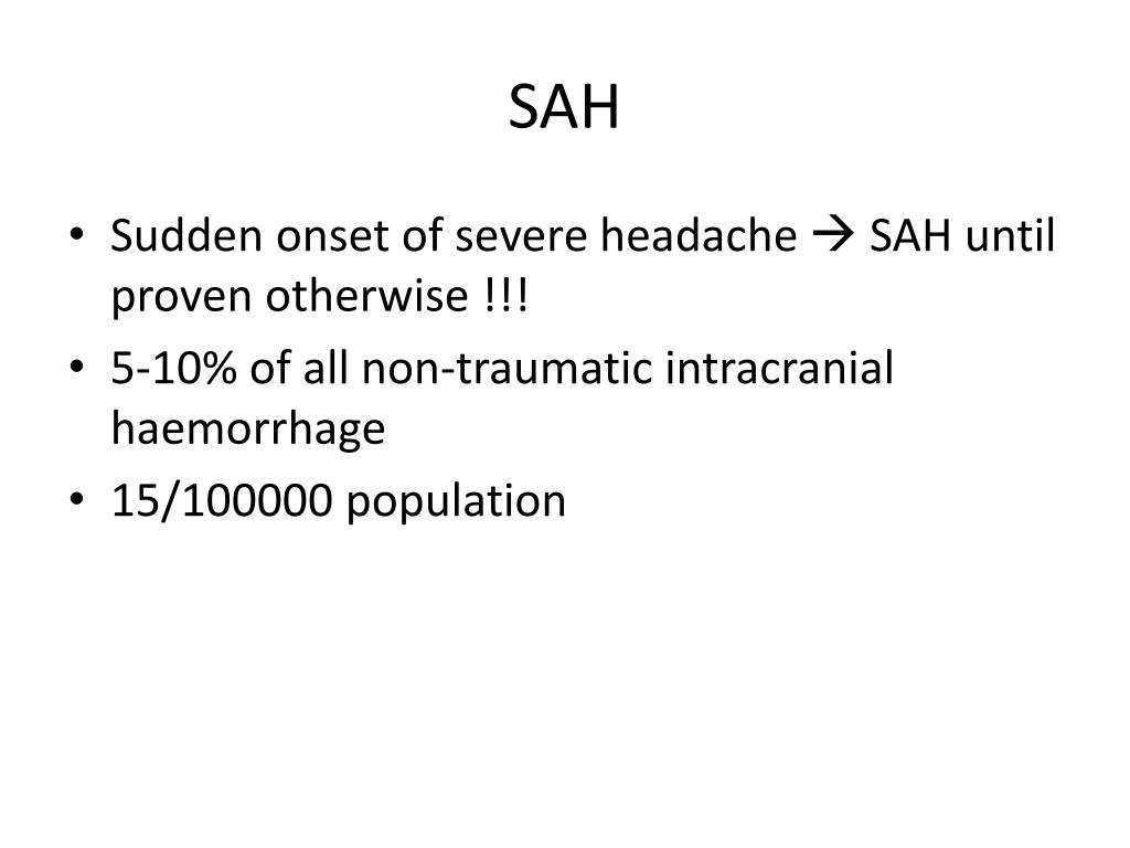 Ppt Subarachnoid Haemorrhage Powerpoint Presentation Free Download