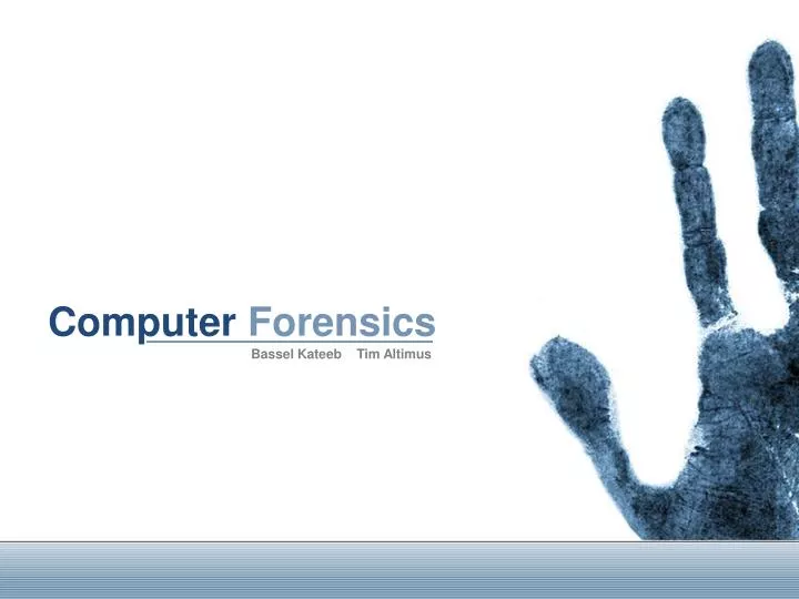PPT - Computer Forensics PowerPoint Presentation, free download - ID:4390998