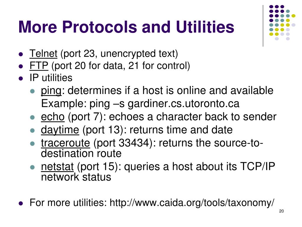 Ppt Tcp Ip Protocol Suite Examples Powerpoint Presentation Free