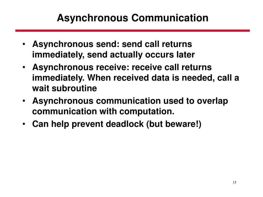 Ppt Review 6 Basic Mpi Calls Data Types Wildcards Using Status Probing Asynchronous