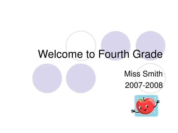 PPT - Welcome to Fourth Grade PowerPoint Presentation, free download ...