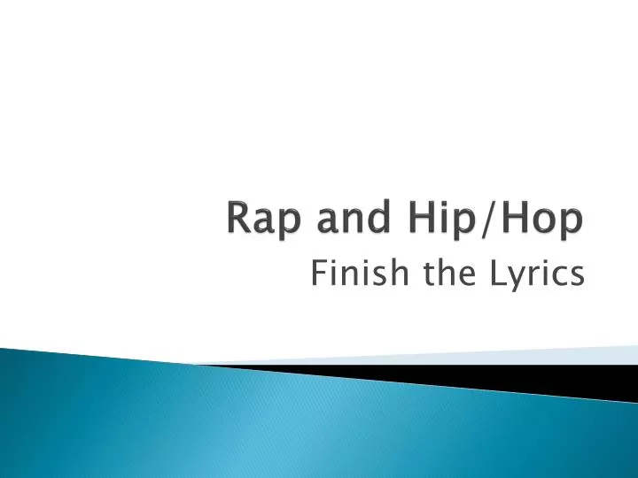 PPT - Rap and Hip/Hop PowerPoint Presentation, free download - ID:4392235