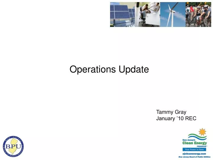 PPT - Operations Update PowerPoint Presentation, free download - ID:4392393
