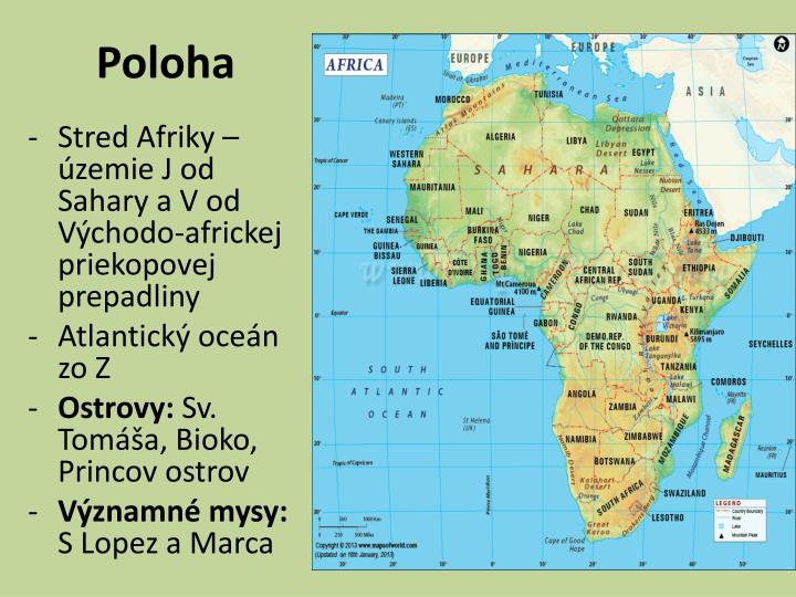 PPT - Stredná Afrika PowerPoint Presentation - ID:4393971