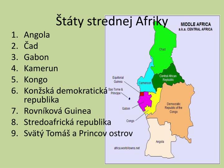 PPT - Stredná Afrika PowerPoint Presentation - ID:4393971