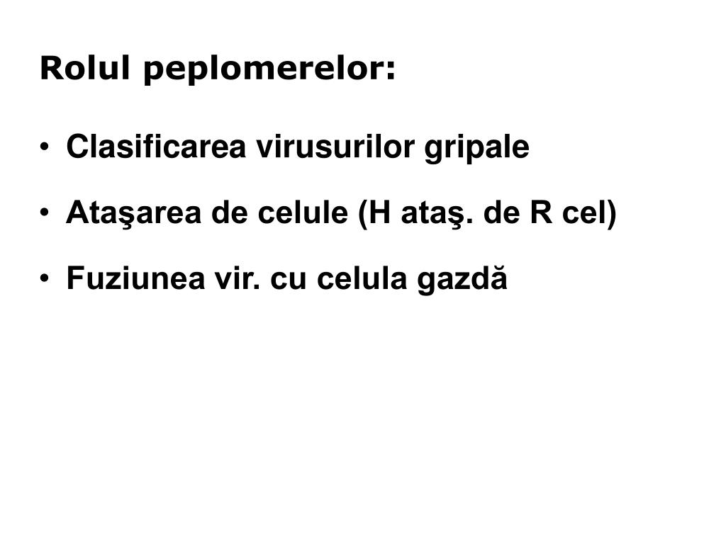 PPT - Virusurile gripale Fam Ortomy xoviridae PowerPoint Presentation ...