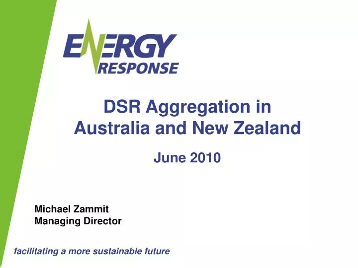 PPT - DSR Aggregation in Australia and New Zealand June 2010 PowerPoint ...