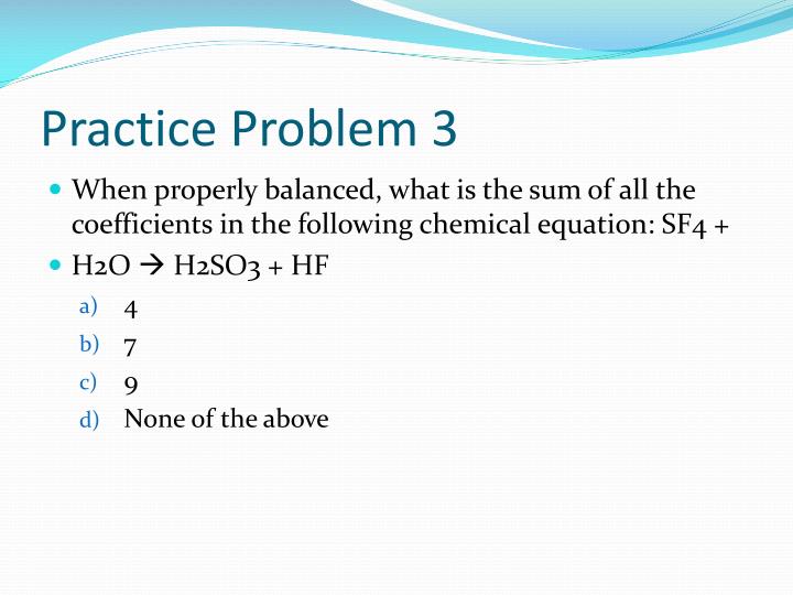 PPT - Balancing Chemical Equations PowerPoint Presentation - ID:4396540