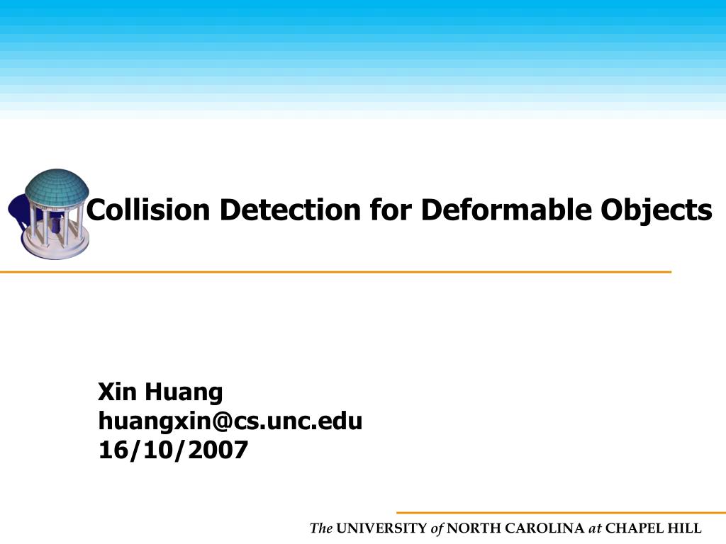 Ppt Collision Detection For Deformable Objects Powerpoint Presentation Id4397724 8152