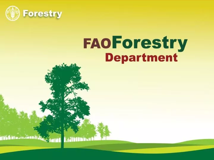 PPT - Food and Agriculture Organization of the United Nations (FAO ...