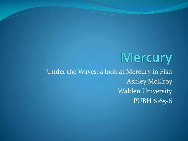 PPT - Mercury PowerPoint Presentation, free download - ID:4398353