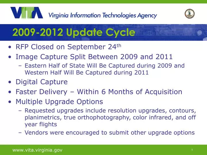PPT - 2009-2012 Update Cycle PowerPoint Presentation, free download ...