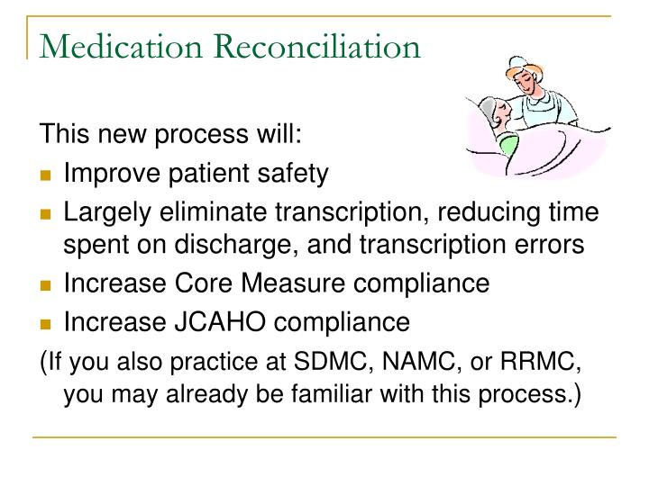 PPT - Medication Reconciliation Process PowerPoint Presentation - ID ...