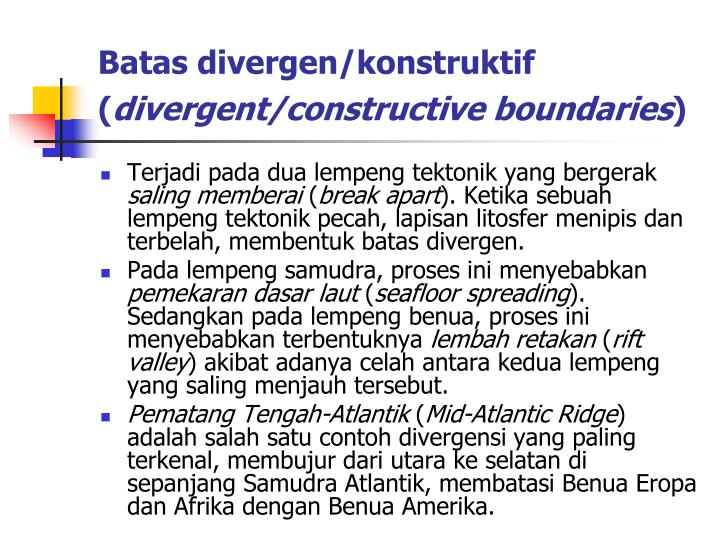 PPT - Lempeng Tektonik ( Tectonic Plate ) PowerPoint Presentation - ID ...