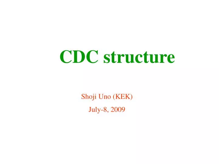 PPT - CDC structure PowerPoint Presentation, free download - ID:4401254