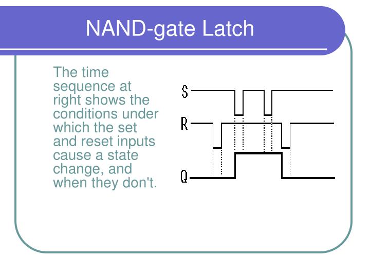 PPT - NAND-gate Latch PowerPoint Presentation - ID:4401325